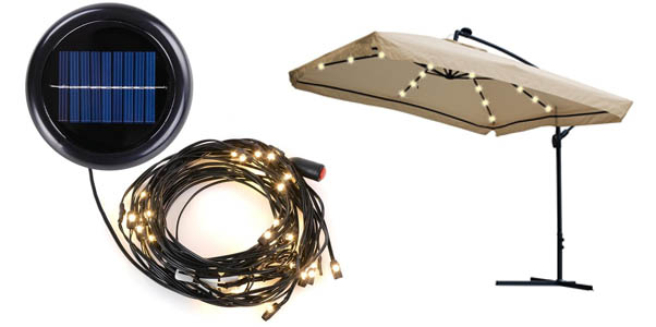 Best Patio Umbrella Lights for Outdoors [Incl. Solar Powered] | LED ...